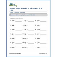 NDLI: Round 3-digit numbers