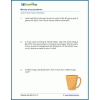 NDLI: Money word problems