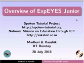 NDLI: Overview of ExpEYES - English
