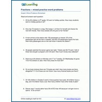NDLI: Mixed fraction word problems