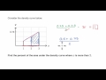 NDLI: Worked example finding area under density curves